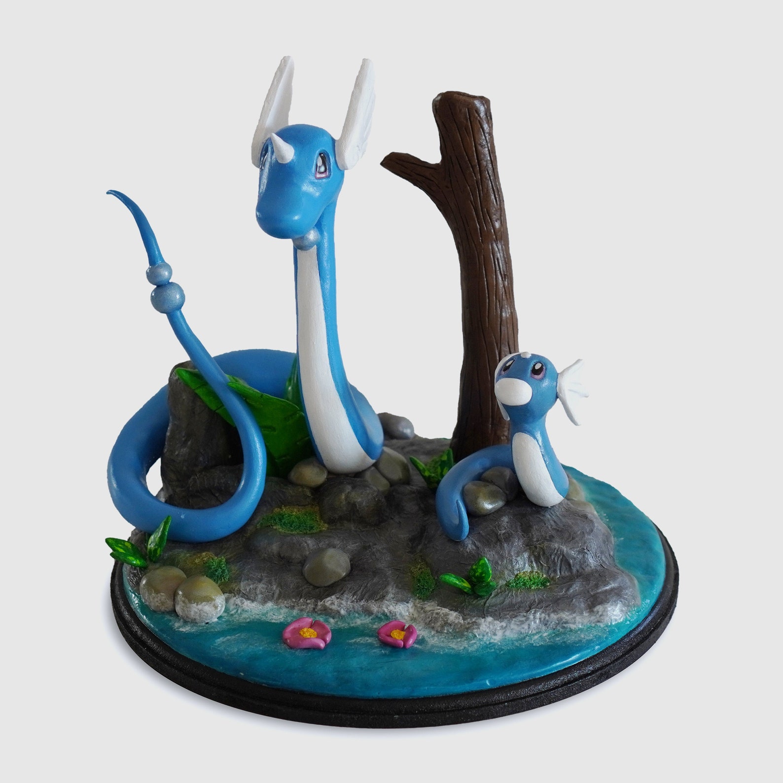 Handmade Pokemon Diorama with Epoxy and Polymer Clay | Etsy