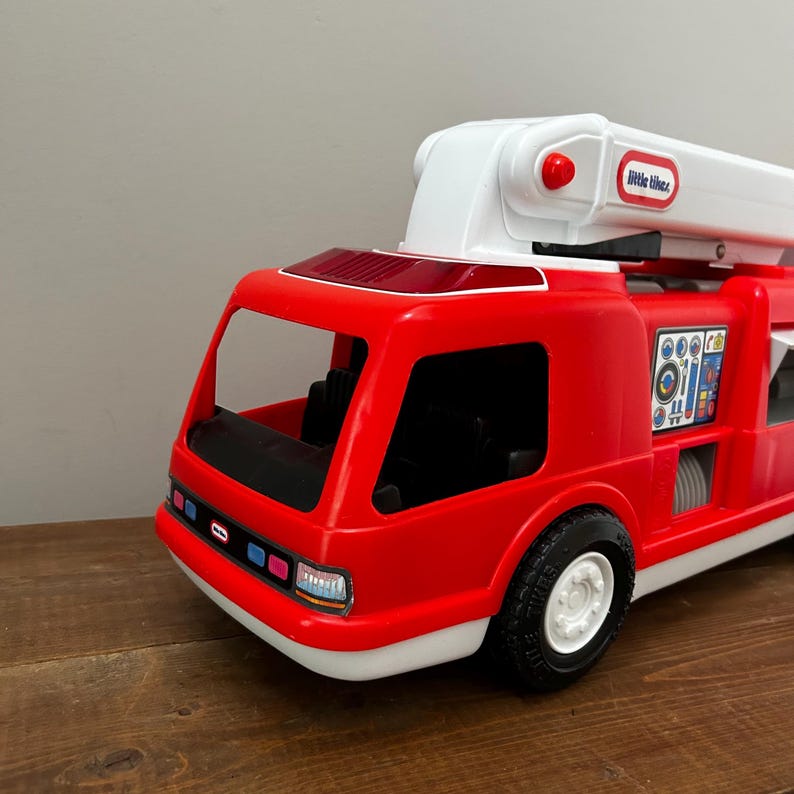 Vintage Little Tikes Big Fire Ladder Truck - Etsy