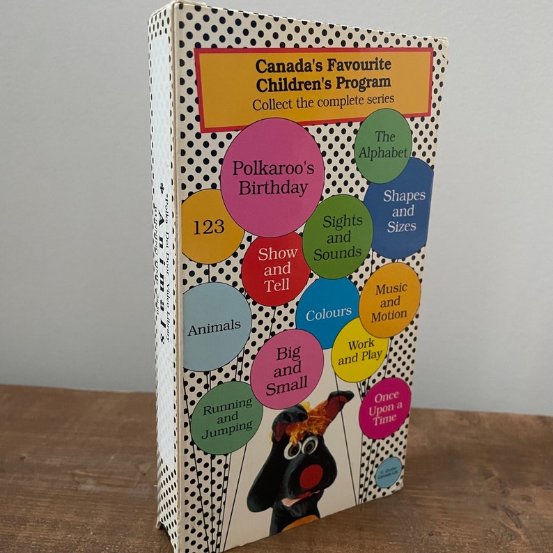 Polka Dot Door Animals VHS Video Tape TVO Ontario Canadian TV Show Rare ...