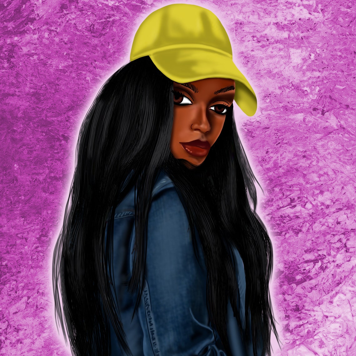 Custom African American Character, Cartoon Portrait From Photo, Digital ...