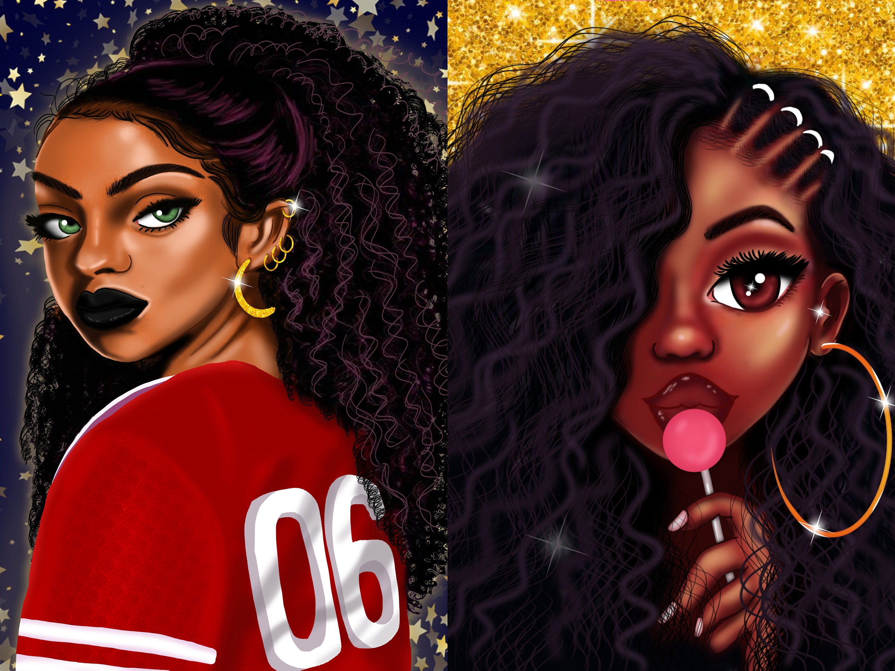 African American Art, Illustrator for Hire, Black Love Art, Black ...