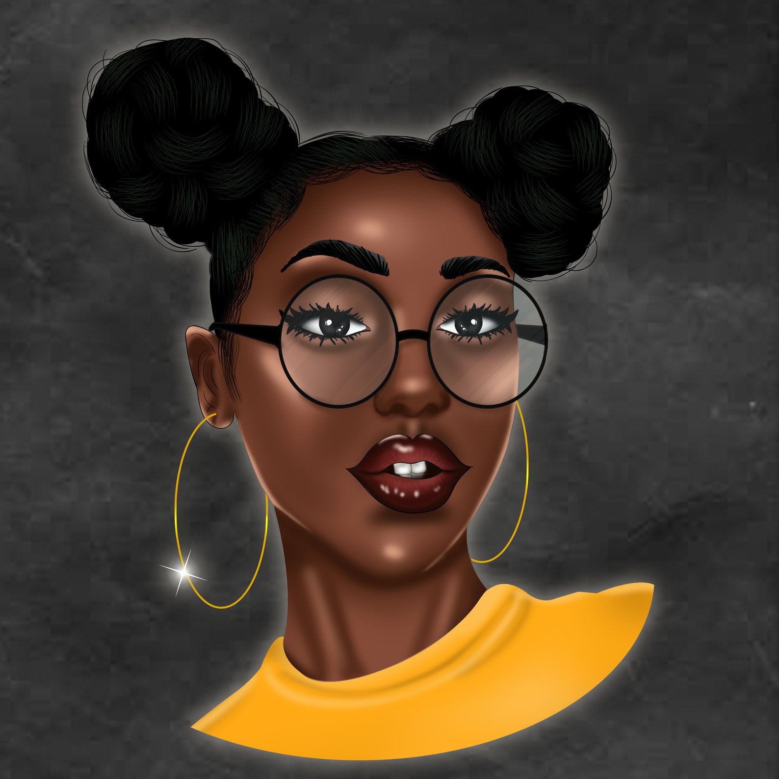 I Will Do Custom African American Character Design, Half/full Body ...