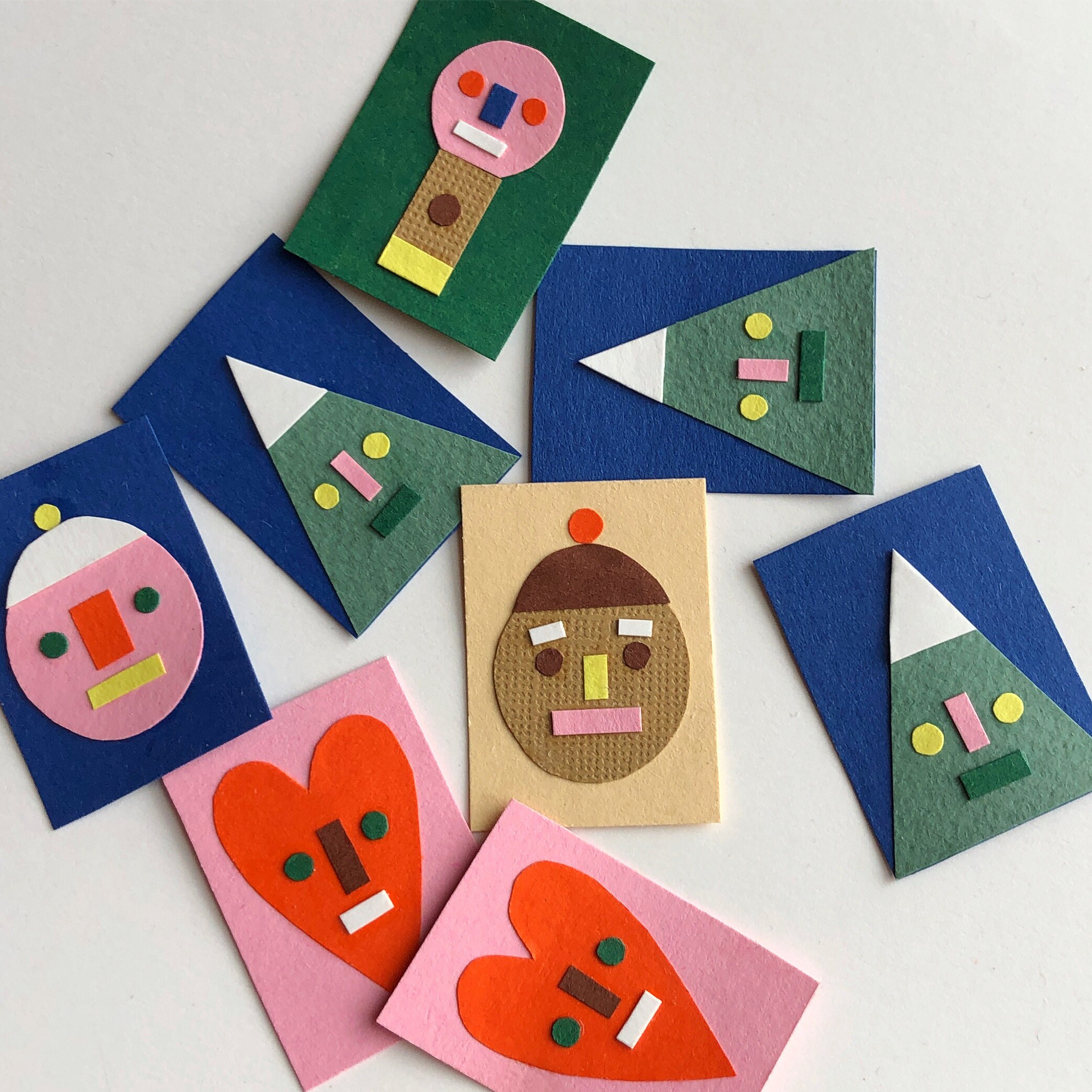 Homemade Limited Edition Mini Collage Pack of Five - Etsy New Zealand