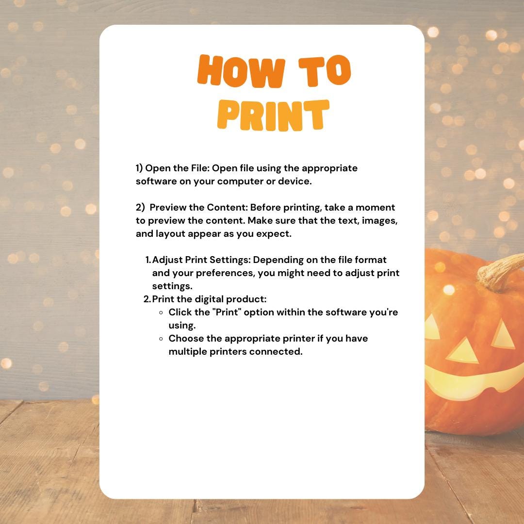 Printable Halloween Bingo Games - 50 Unique Cards for Parties ...