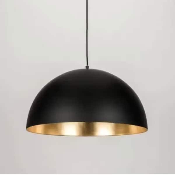 Black Dome Pendant - Etsy