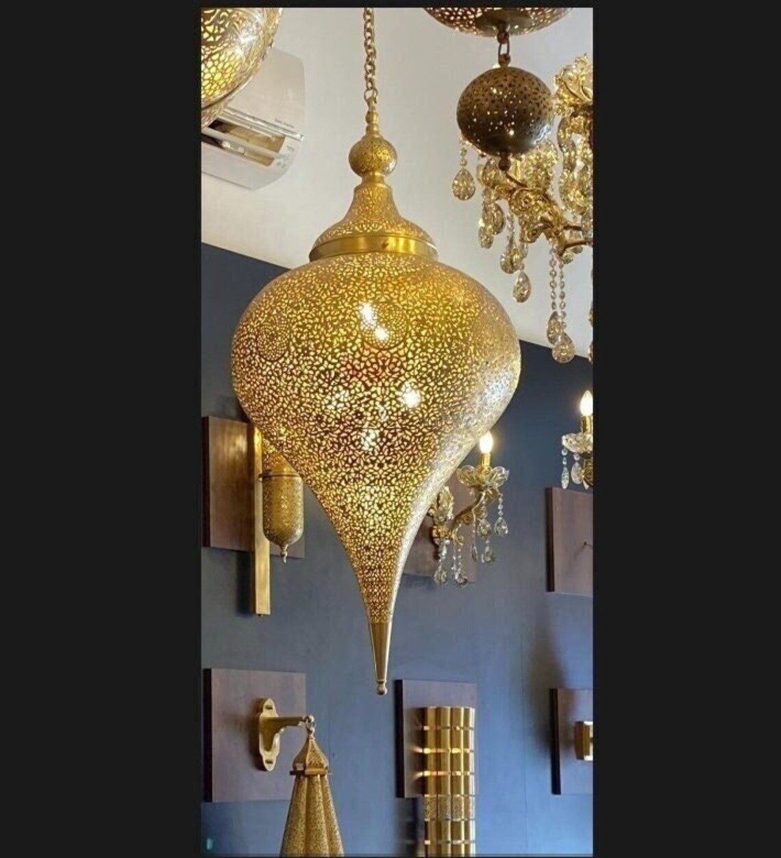 Large Moroccan Pendant Lightpendant Lightingmoroccan Pendant - Etsy