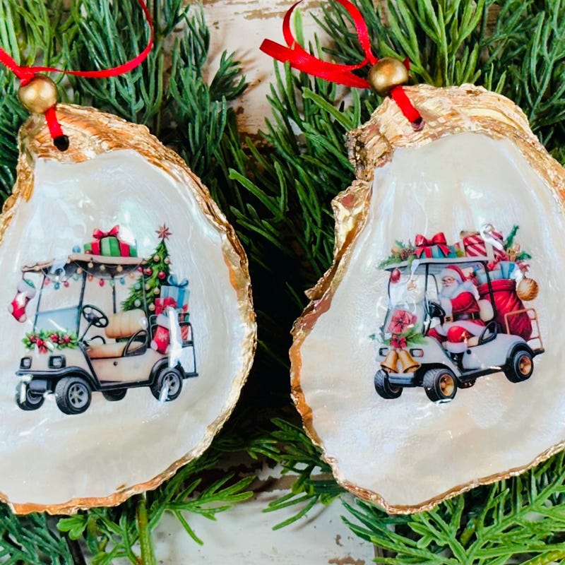 Christmas Golf Cart Decor - Etsy