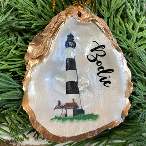 Gold Gilded Oyster Shell Ornaments With Decoupage North Carolina ...