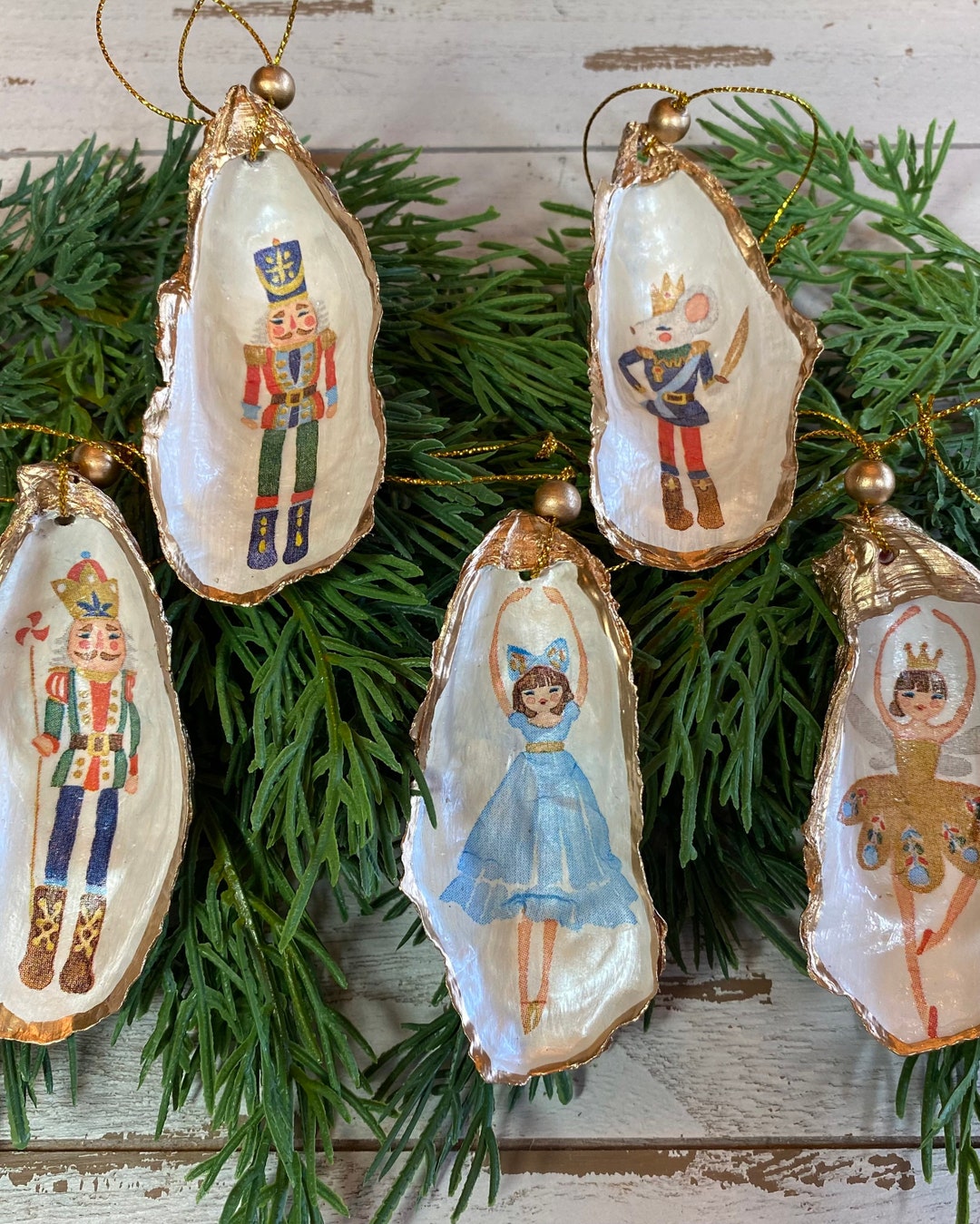 Oyster Shell Nutcracker Suite Characters*oyster Shell Ornament* Shell ...