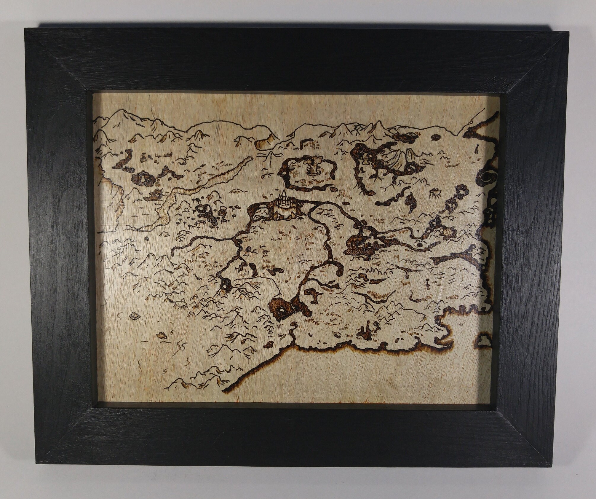 The Legend of Zelda: Breath of the Wild Inspired World Map - Etsy Canada
