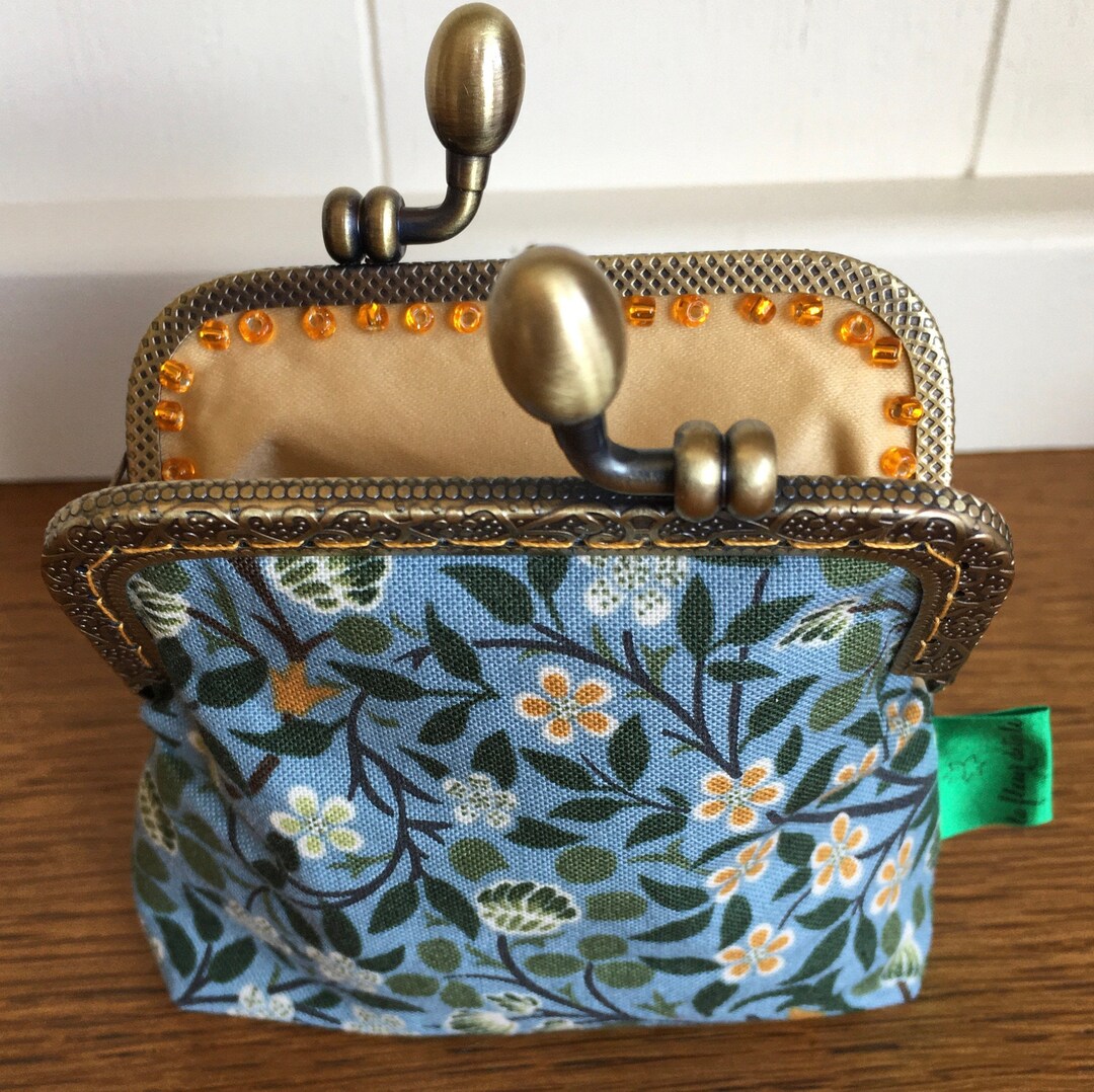 Coin Purse Trinket Pouch Blue Green Small Change Purse Pretty Purse ...