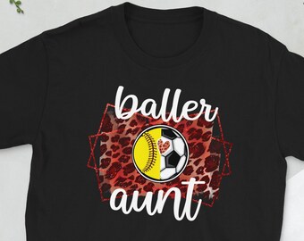Soccer Softball Aunt - Etsy