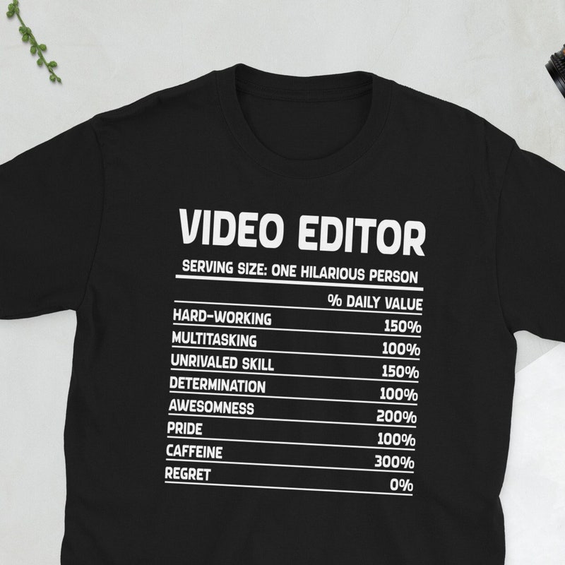 Video Editor Shirt - Etsy
