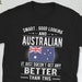 Australian Flag Australia Proud Australian Roots Unisex T-shirt - Etsy