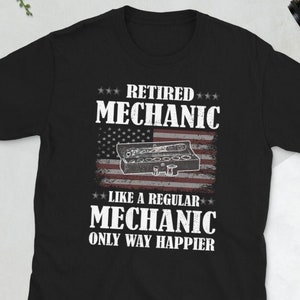 Funny Retired Mechanic Retirement Party Gifts Unisex T-shirt - Etsy