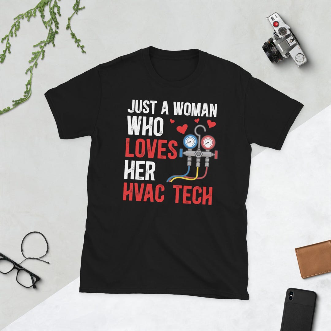 Best HVAC Wife of an HVAC Technician Wife Gifts Unisex T-shirt - Etsy