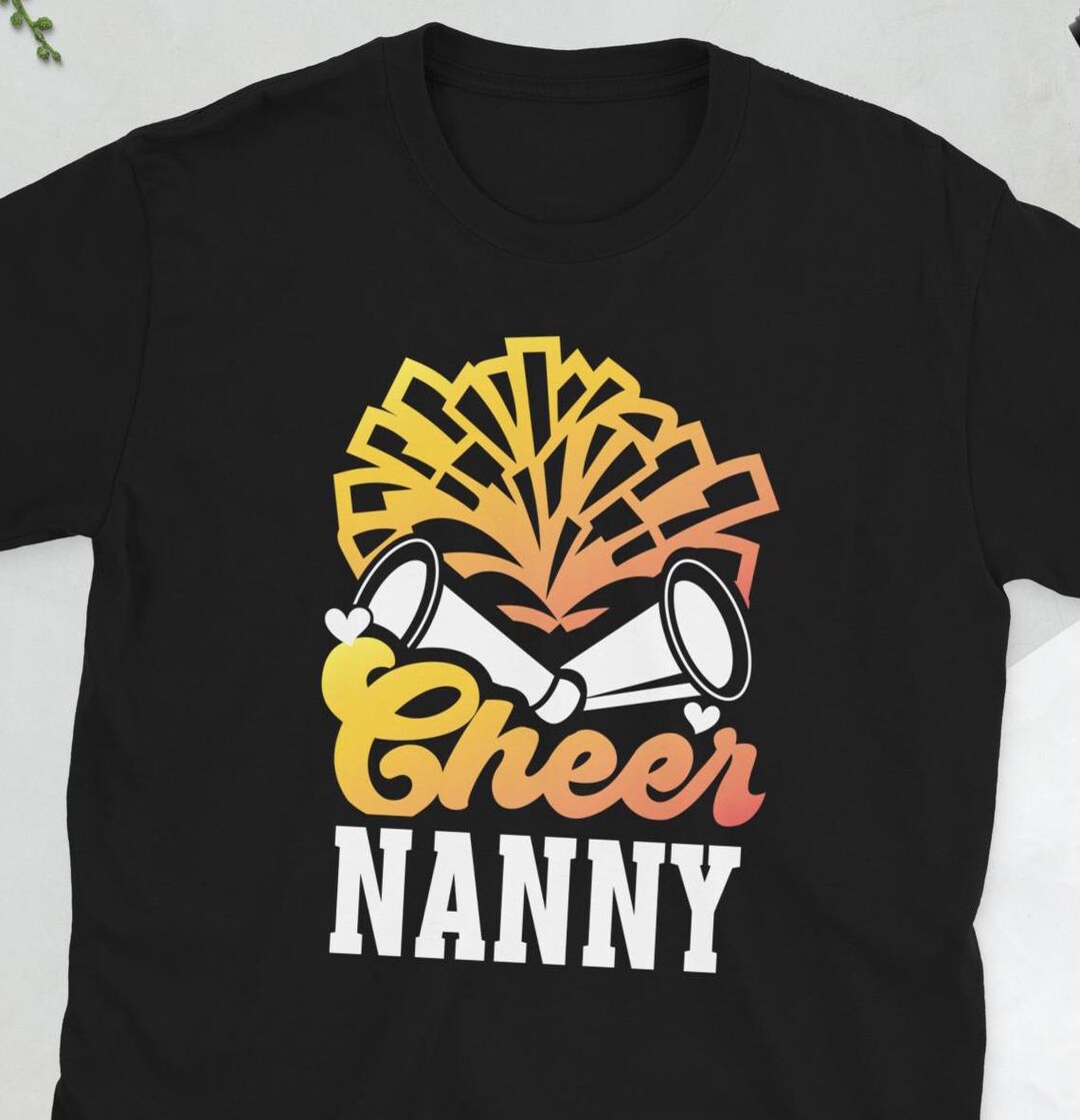 Proud Cheer Nanny of A Cheerleader Nanny Gifts Unisex T-shirt - Etsy