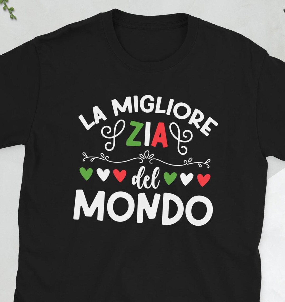 Proud Zia Appreciation Italian Aunt Zia Gifts Unisex T-shirt - Etsy