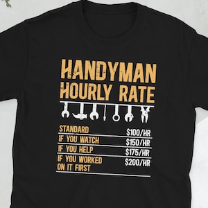 Handyman Repairman Handymen Funny Handyman Gifts Unisex T-shirt - Etsy