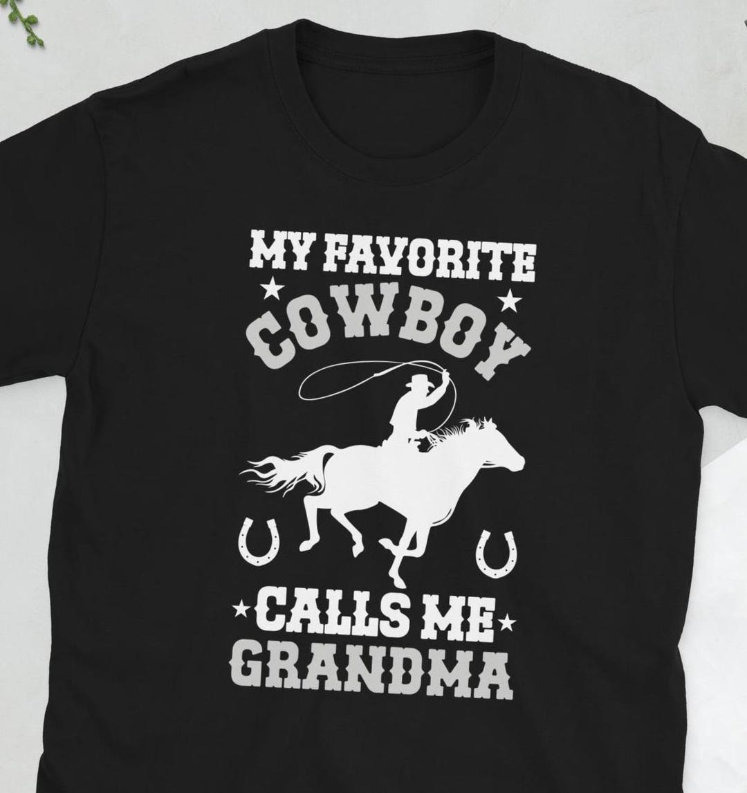 Rodeo Grandma of A Rodeo Rider Grandmother Gifts Unisex T-shirt - Etsy