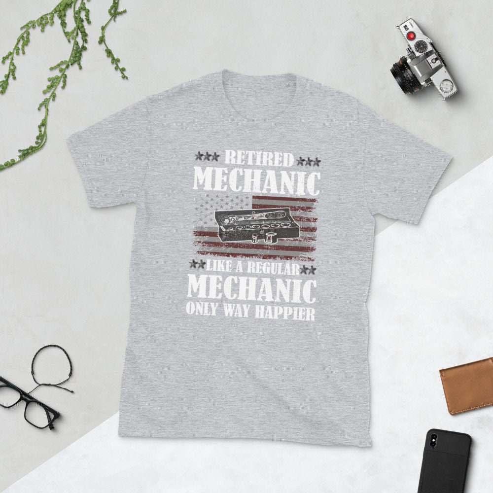 Funny Retired Mechanic Retirement Party Gifts Unisex T-shirt - Etsy