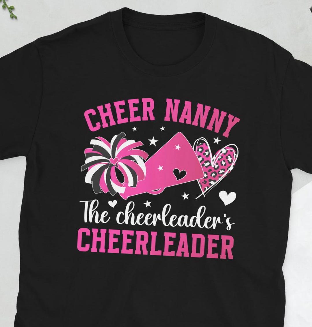 Proud Cheer Nanny of A Cheerleader Nanny Gifts Unisex T-shirt - Etsy