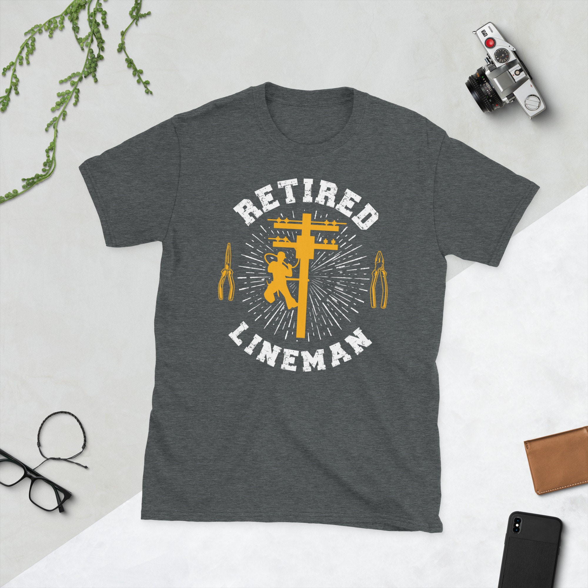 Lineman Retirement Gifts Proud Retired Lineman Unisex T-shirt - Etsy