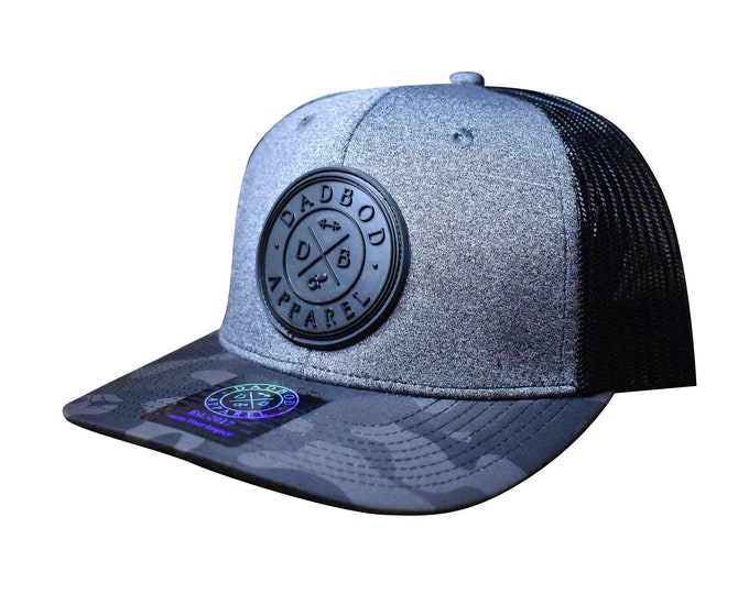 Curved Bill 3-D PVC Logo Patch Hat Great Gift for Dad Life, Fathers Day, New Dad, Hat for Dad ...