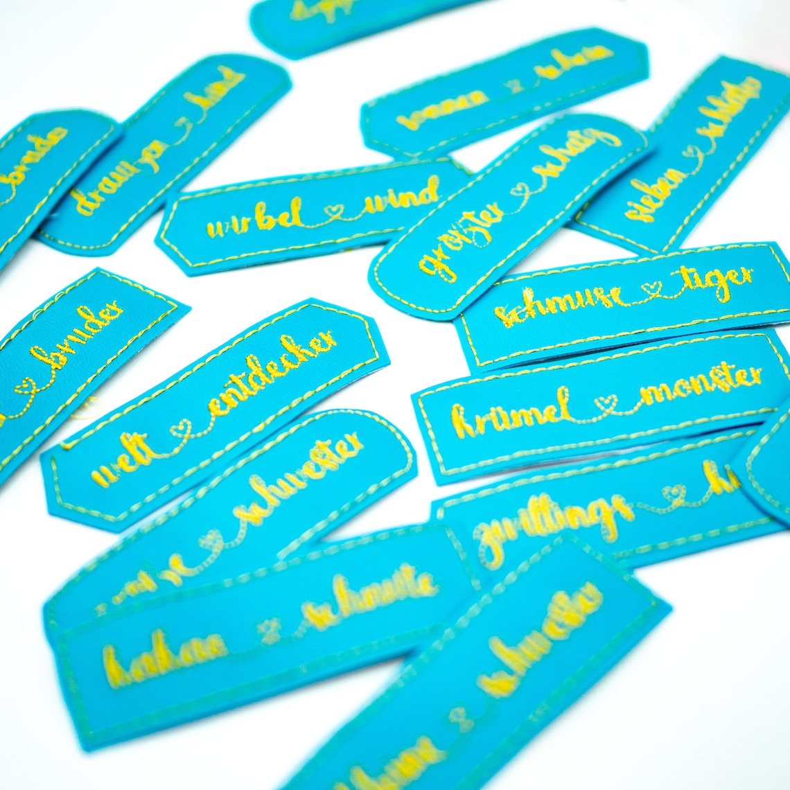 In-the-hoop Appli Labels Kids, XXL Labels Embroidery File Set - Etsy