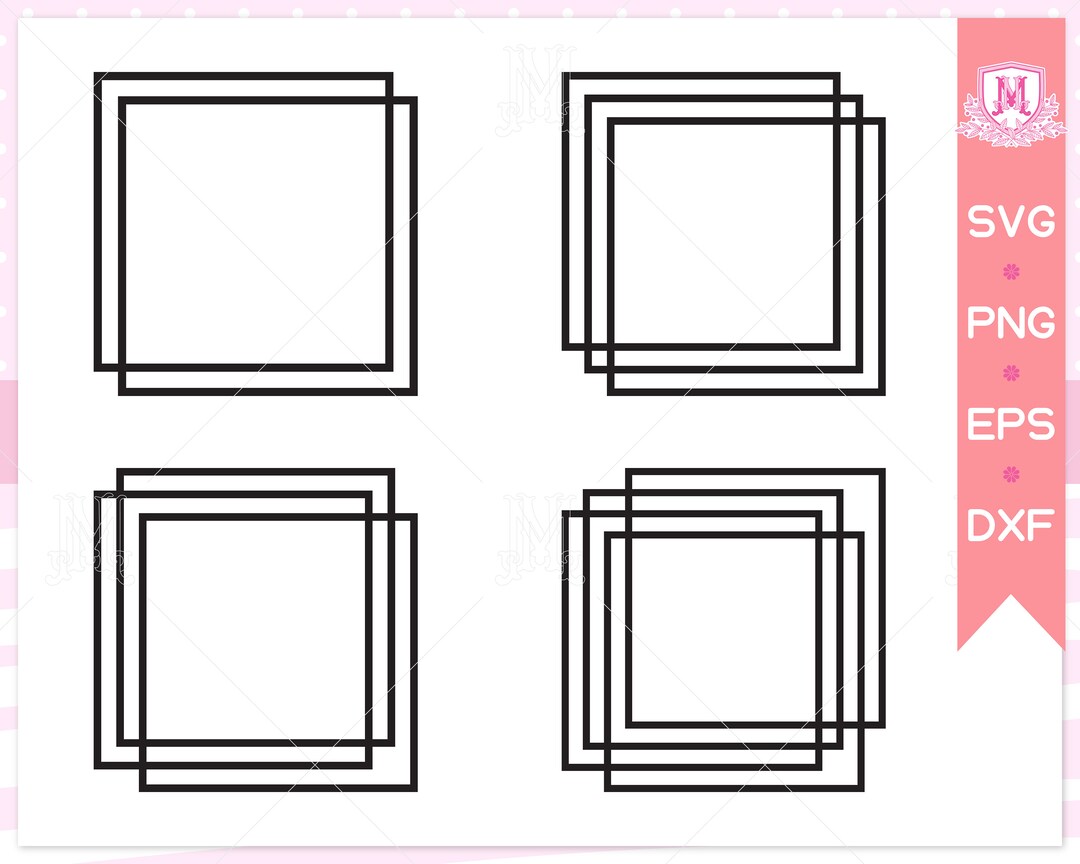 Square Frame Svg File, Square Frame Svg, Square Svg, Frame, Geometric ...
