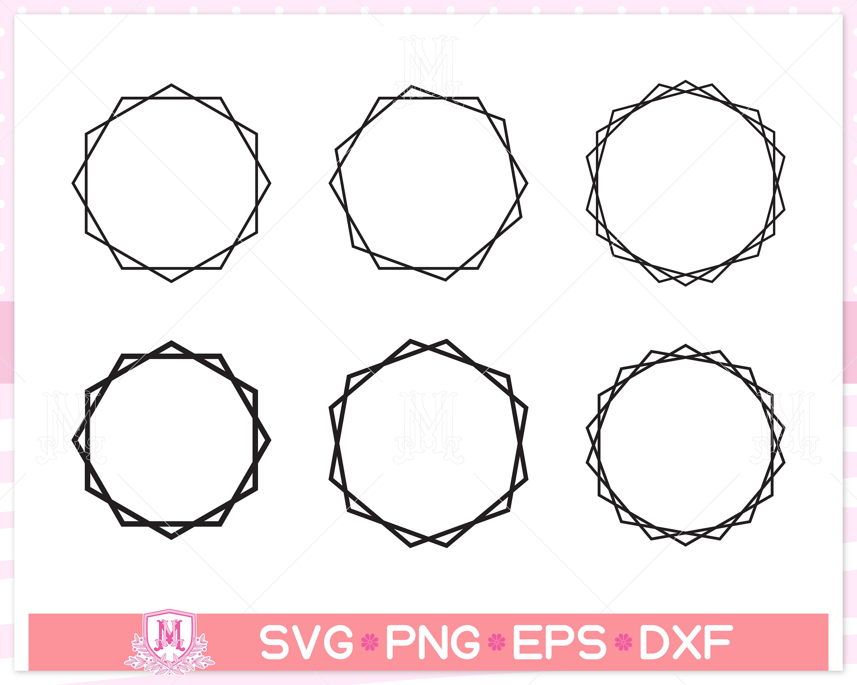 Hexagon Frame Svg File Hexagon Svg Sketch Hexagon Name - Etsy UK