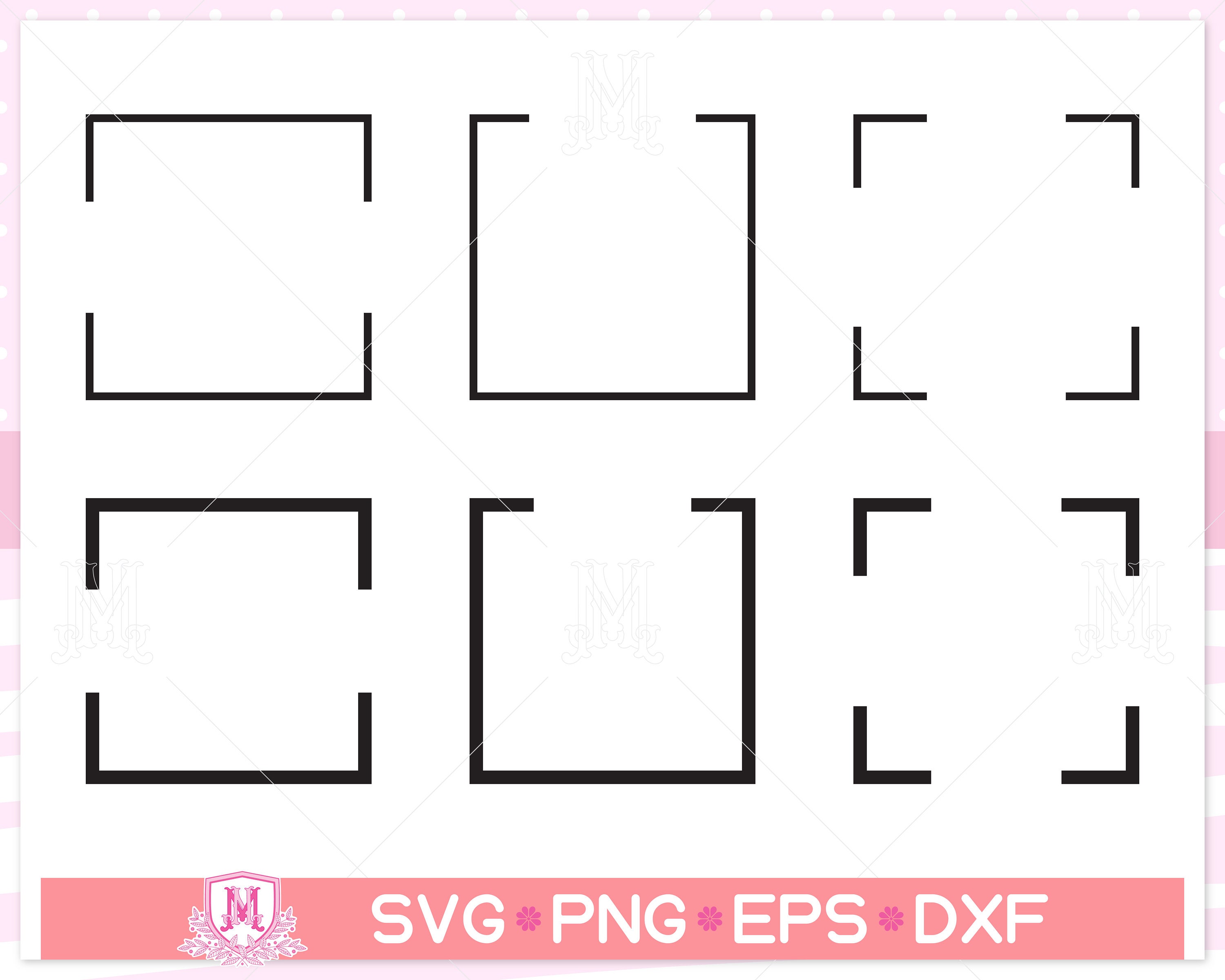 Square Frame Svg File Square Frame Svg Square Svg Frame - Etsy