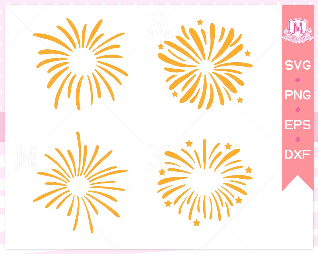 Firework Svg File, Firework Svg, Burst Svg, Fireworks Svg, Celebrate ...