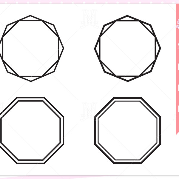 Octagon Svg Files - Etsy