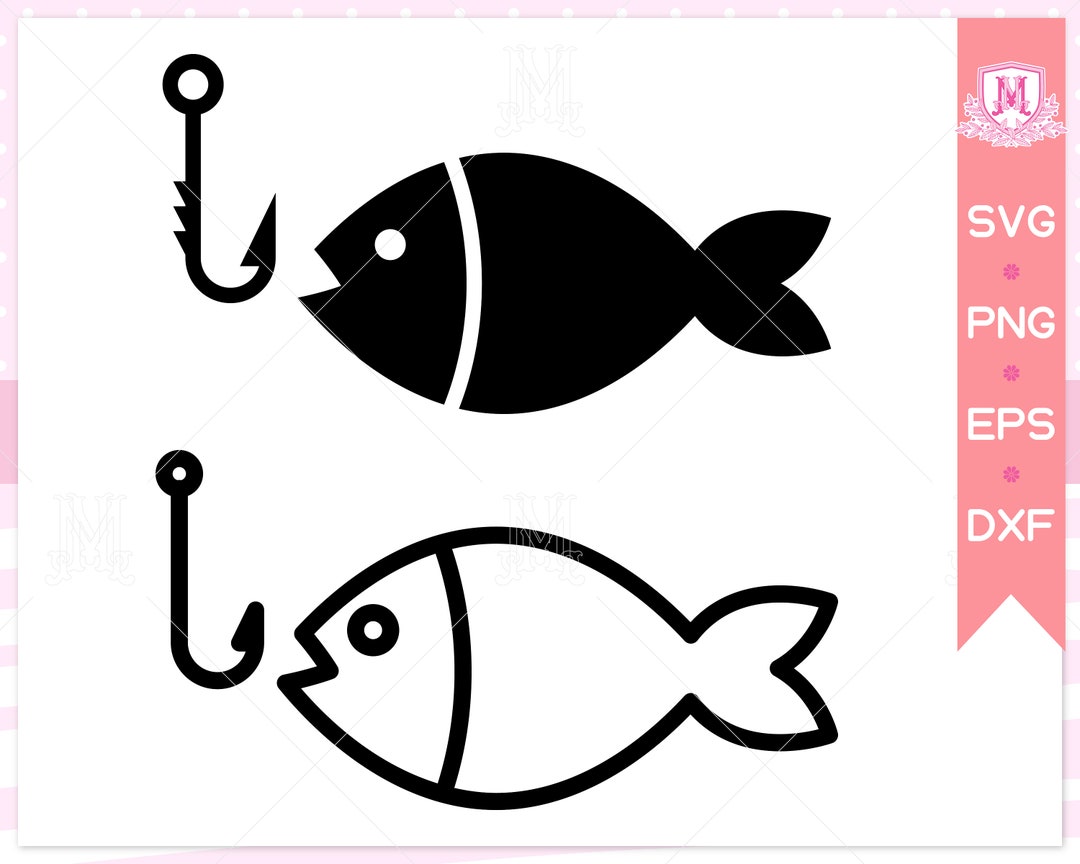 Fishing Hook File, Fish Hook Svg, Fishing Svg, Hook Svg, Fish Svg, Fish ...