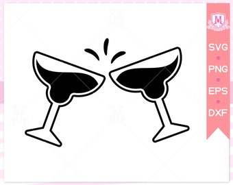 Martini Instant Digital Download Svg Png Dxf and Eps - Etsy