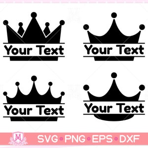 Crown Svg File Princess Svg Prince Svg Queen King Crown - Etsy