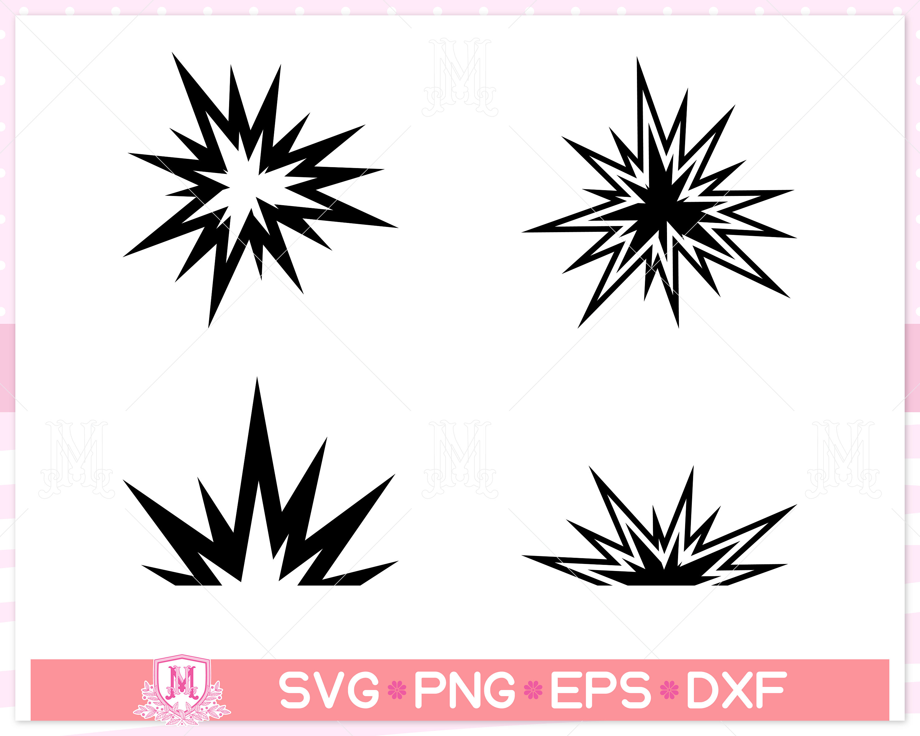 Explosion Svg File, Explosion Svg, Boom Svg, Bomb Svg, Star Explosion ...
