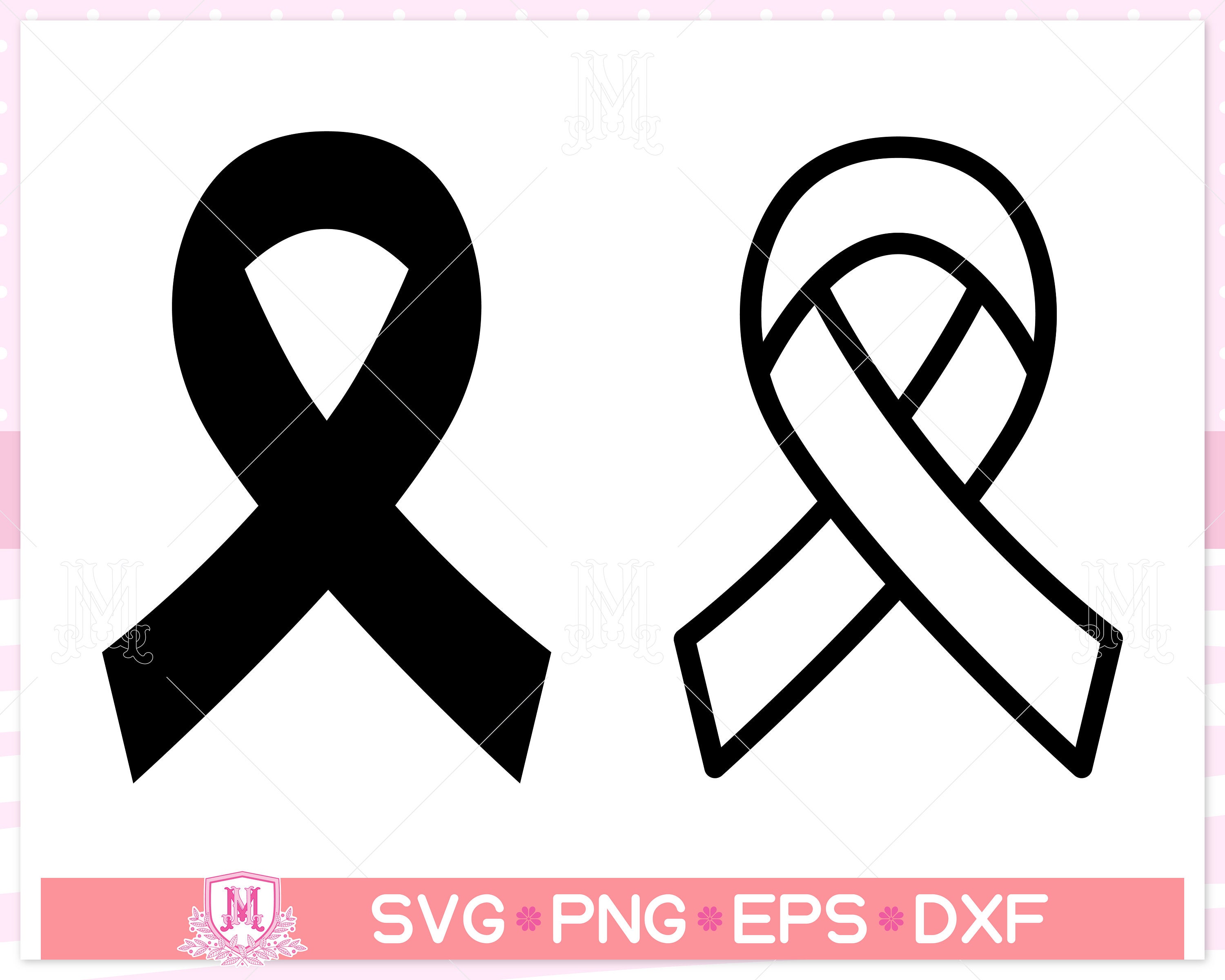Awareness Ribbon Svg File, Ribbon Svg, Cancer Ribbon Svg, Awareness ...
