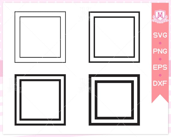 Square Frame Svg File Square Frame Svg Square Svg Frame - Etsy