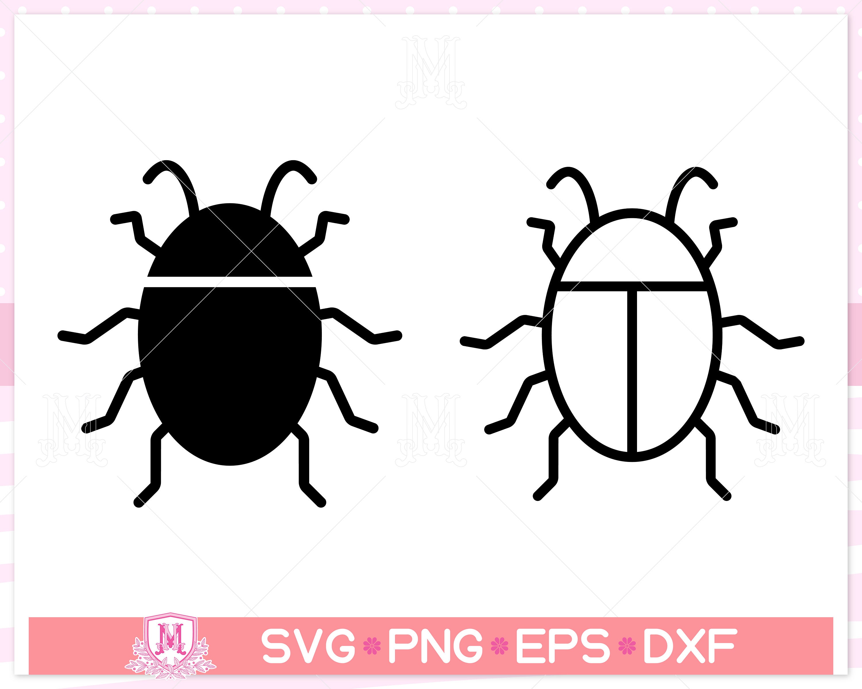 Bug Svg File, Insect Svg, Animal Svg, Fly Svg, Beetle Svg, Instant ...