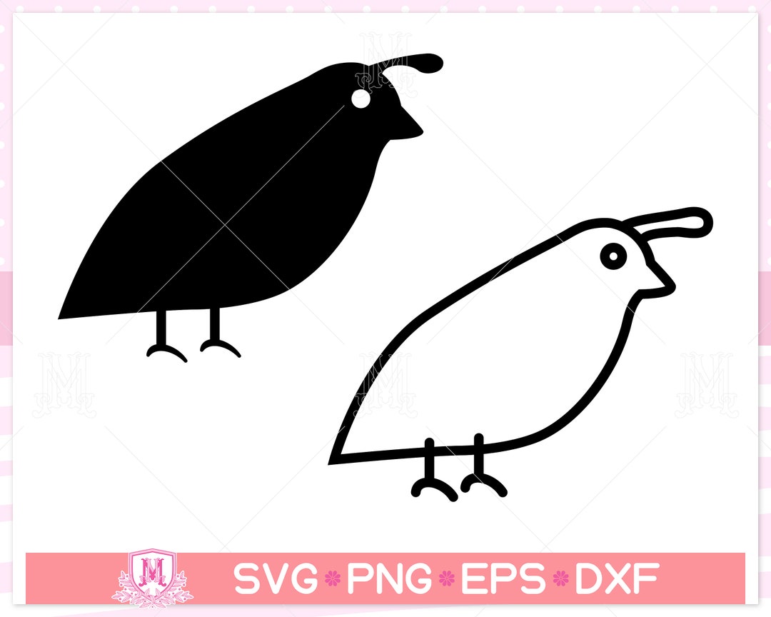 Quail Svg File, Bird Svg, Animal Svg, Wildlife Svg, Flying Svg, Instant ...