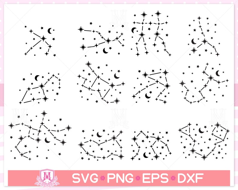 Star Zodiac Svg File Star Zodiac Svg Astrology Svg - Etsy