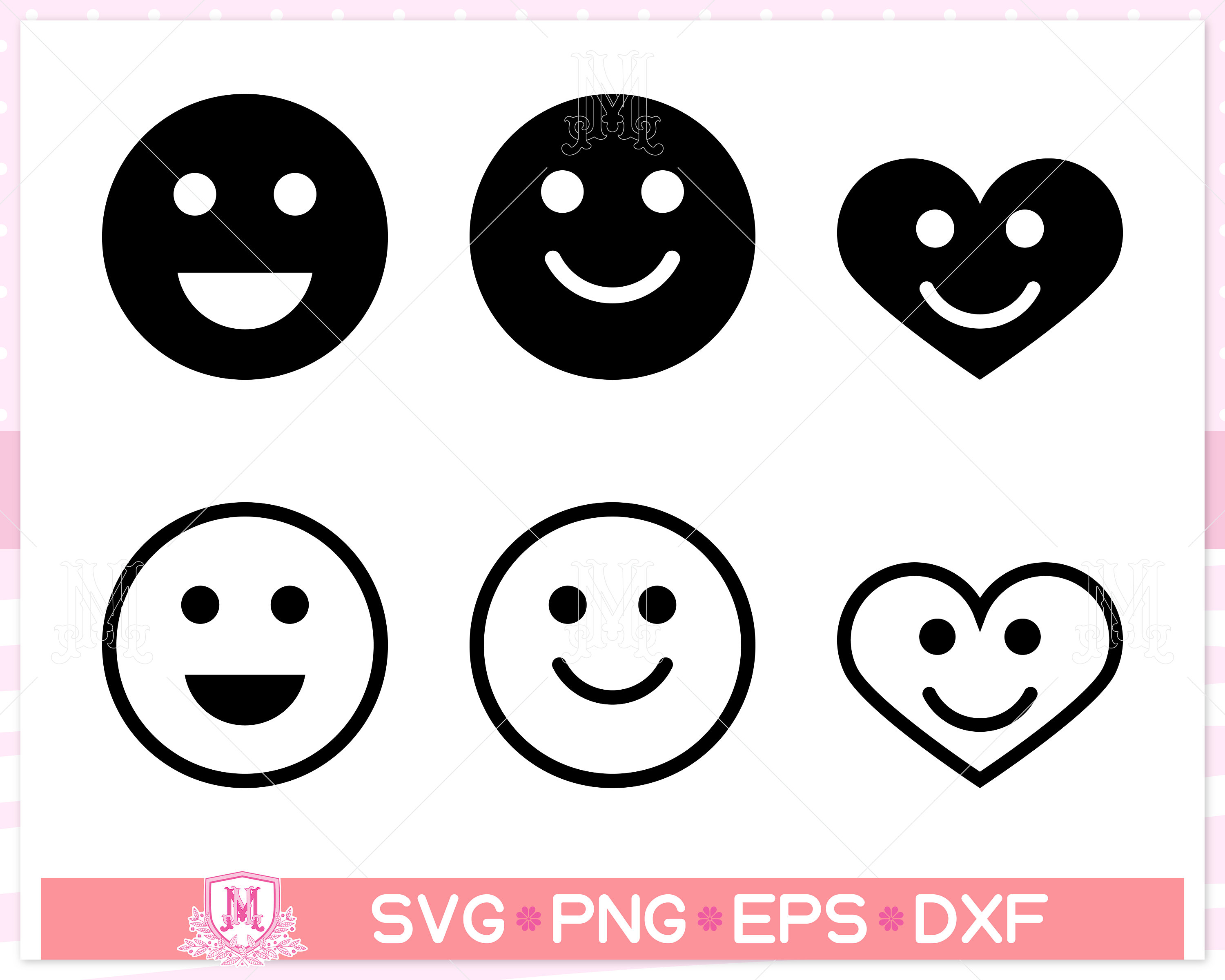 Smiley svg file Smile svg Laugh svg Happy svg smile teeth | Etsy