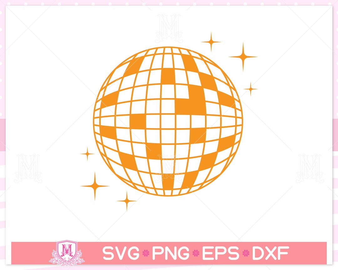 Disco Ball Svg File, Discoball Svg, Party Svg, Dance, Funny, Disco ...