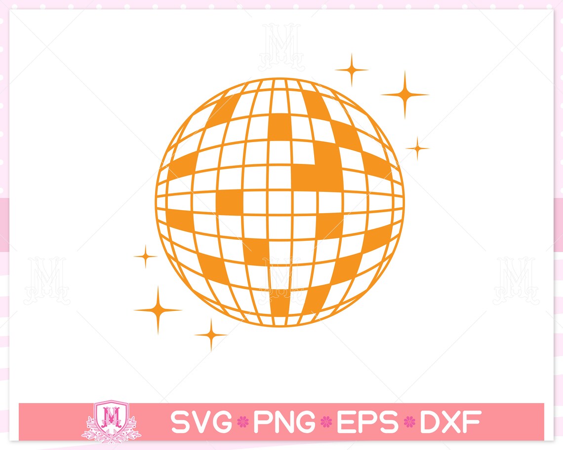 Disco Ball Svg File, Discoball Svg, Party Svg, Dance, Funny, Disco ...