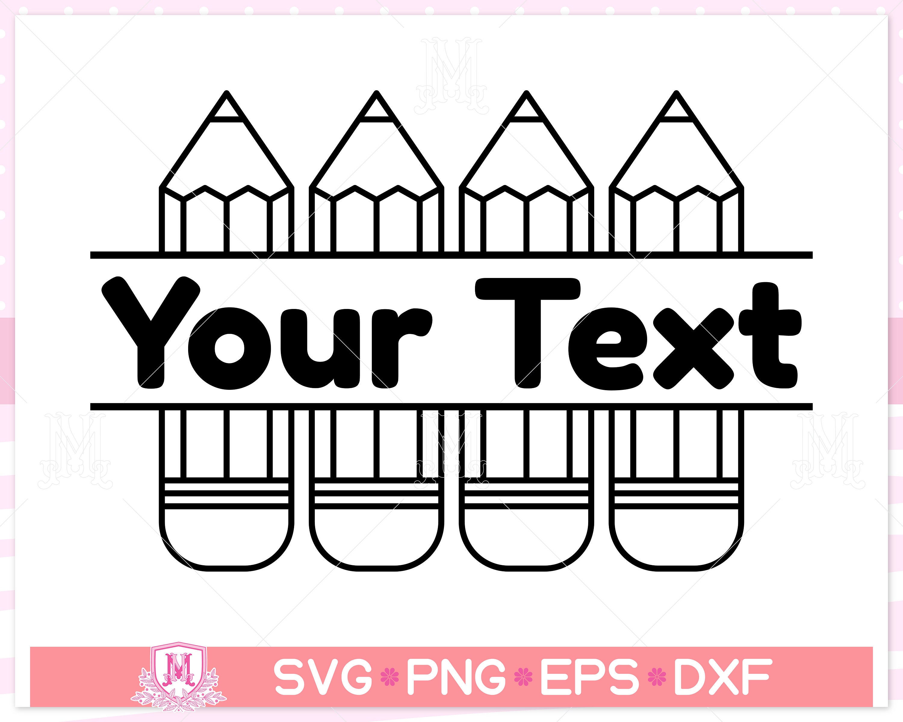 Pencil Svg File Pencils Svg Teacher Svg School Svg | Etsy