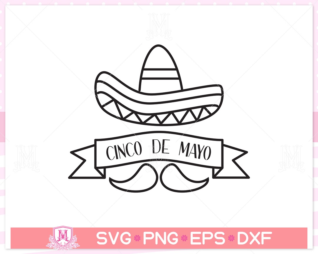 Cinco Svg File, Cinco De Mayo Svg Sublimation Design, Mexican Day Png ...