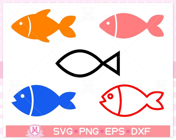 Fish Svg File Fishing Svgfood Svg Animal Svg Marine | Etsy