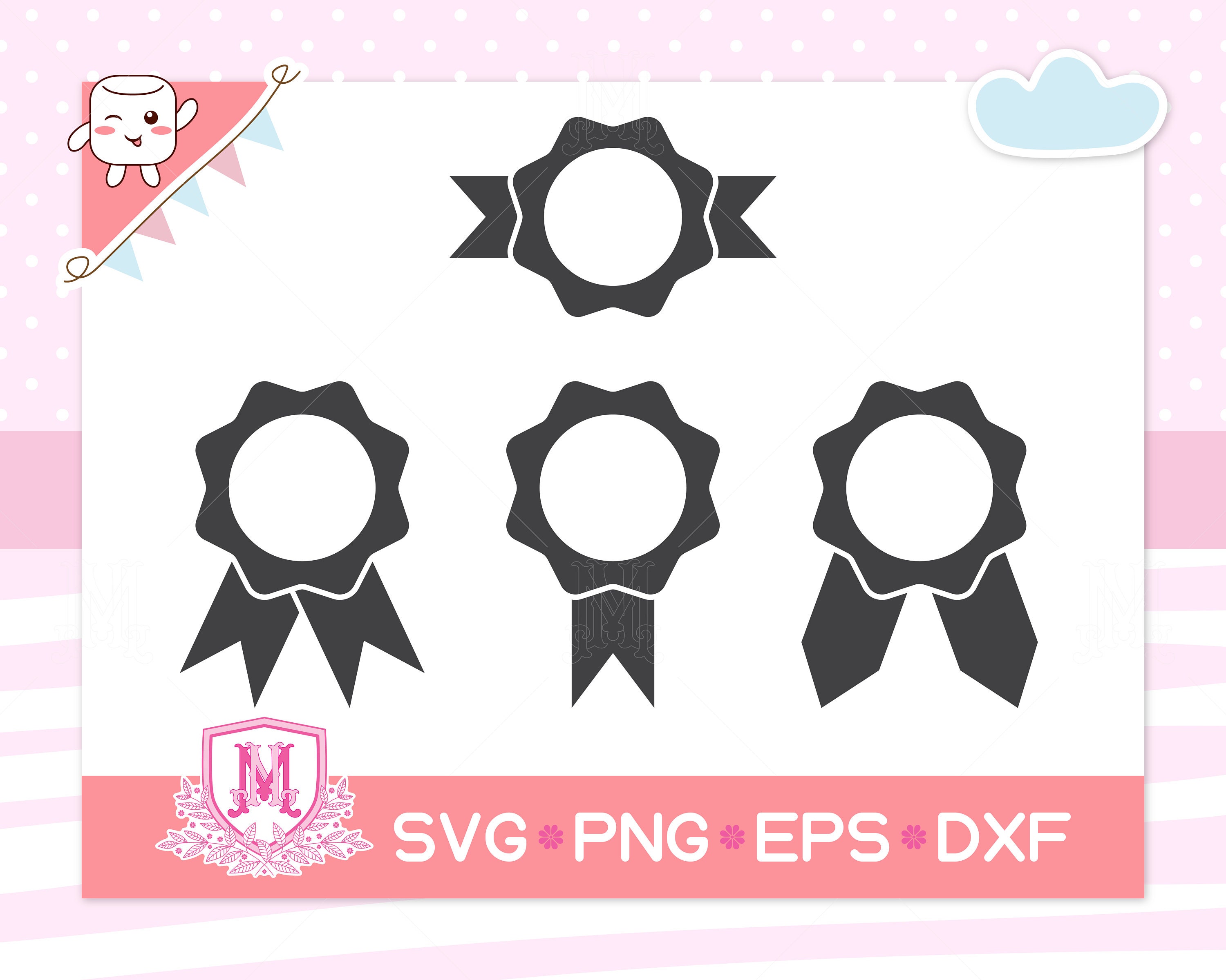 Award Ribbon Svg File Prize Svg Medal Svg Bundle Digital - Etsy